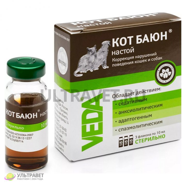КОТ БАЮН капли для собак и кошек купить: инструкция, цена - 177 руб.
